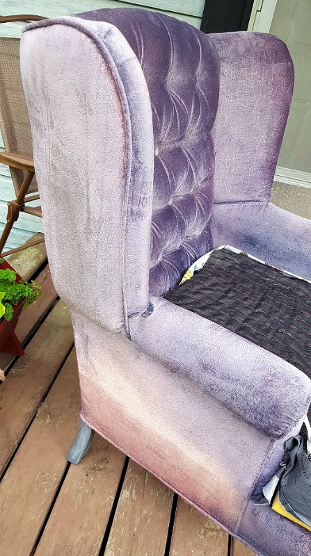 The Saga of Dyeing an Upholstered Chair - Teadoddles