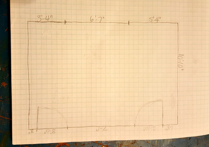 How to Layout a Floor Plan to Scale - Teadoddles