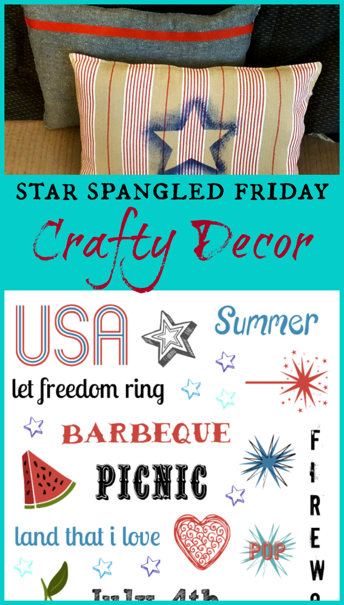 Star Spangled Friday ~ Crafty Decor - Teadoddles