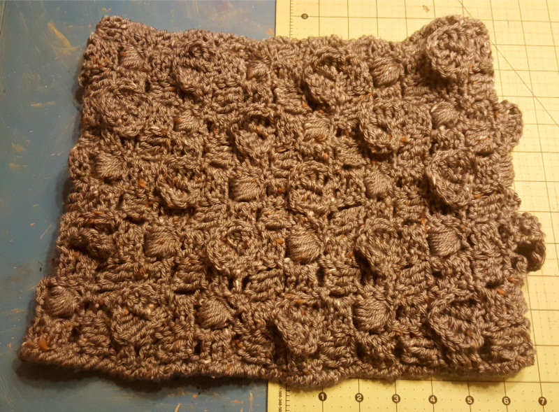 Bumps and Scales Cowl Crochet Pattern - Teadoddles