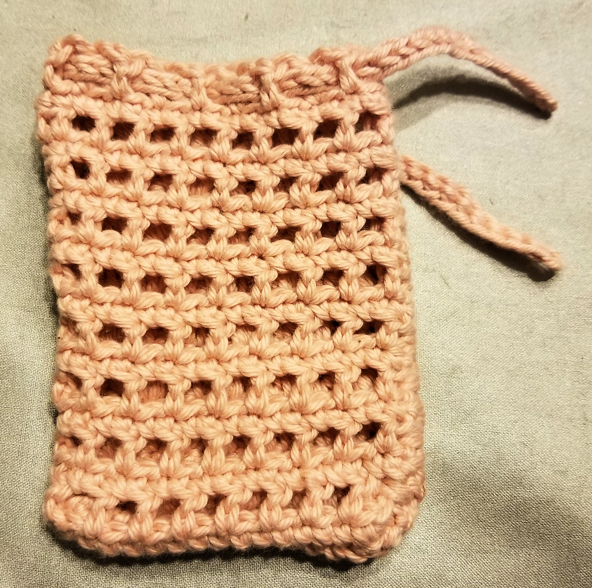 Crocheted Washcloth & Soap Sack - Teadoddles